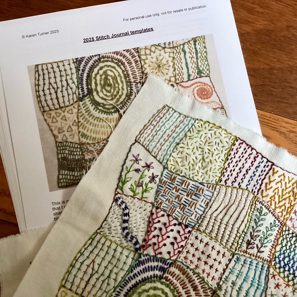Daily Stitching Templates for 2025 – Karen Turner Stitching Life